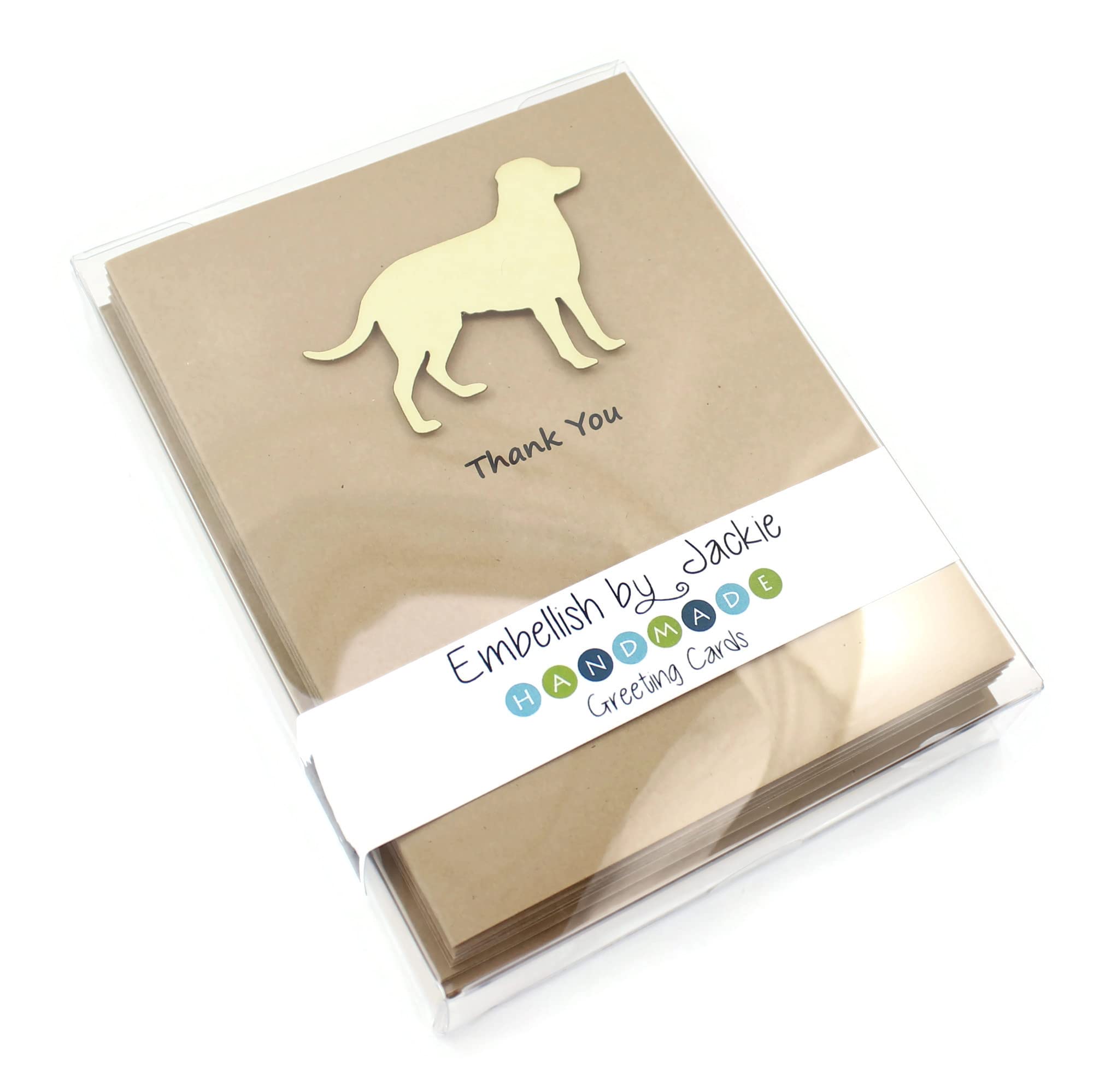 Snapklik.com : Yellow Labrador Retriever Thank You Cards Pack Of 10 ...