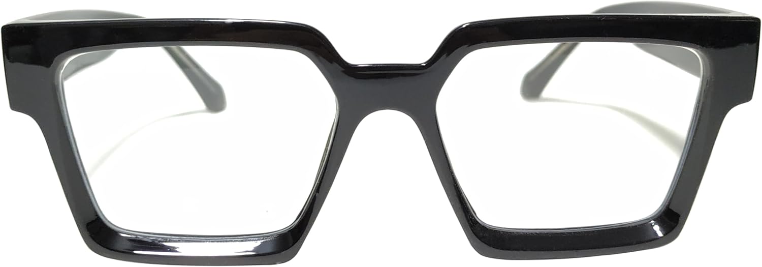 Kursan Lentes cuadrados transparentes para mujeres y hombres, lentes ...