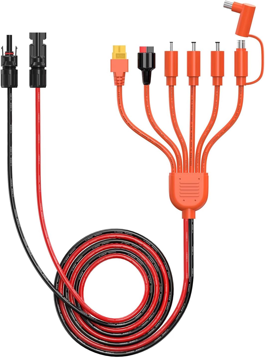 Tonton 7-in-1 Solar Panel Connector Kit - M-C-4 Solar Connectors Cable ...