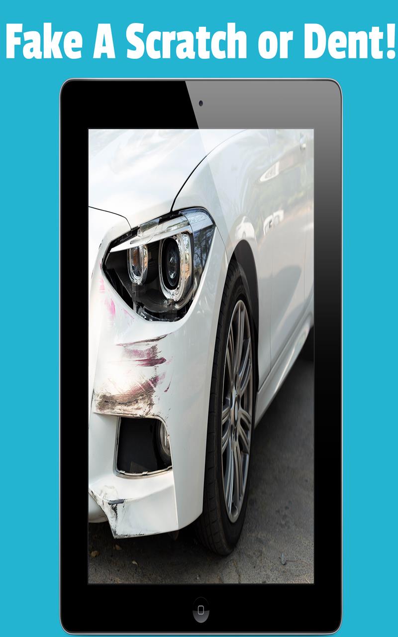 Prank Camera - The Fake Car Damage Image FX Scratch Photo Booth - App ...