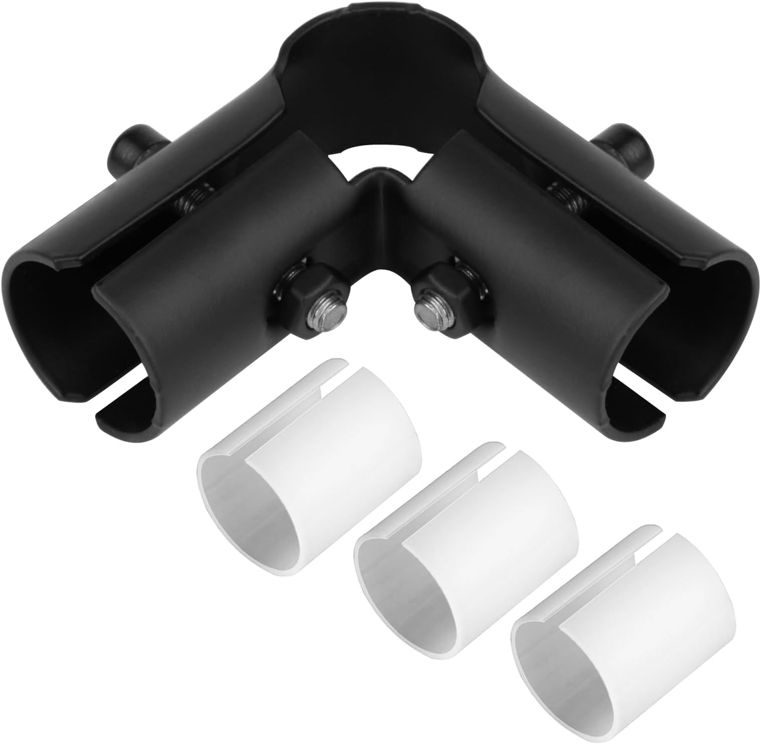 uxcell Structural Pipe Connector Joint Pipe Clamps 90 Degree 3 Way, 10 ...