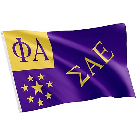 Amazon.com : Sigma Alpha Epsilon Flag Fraternity Greek Banner 3 feet x ...