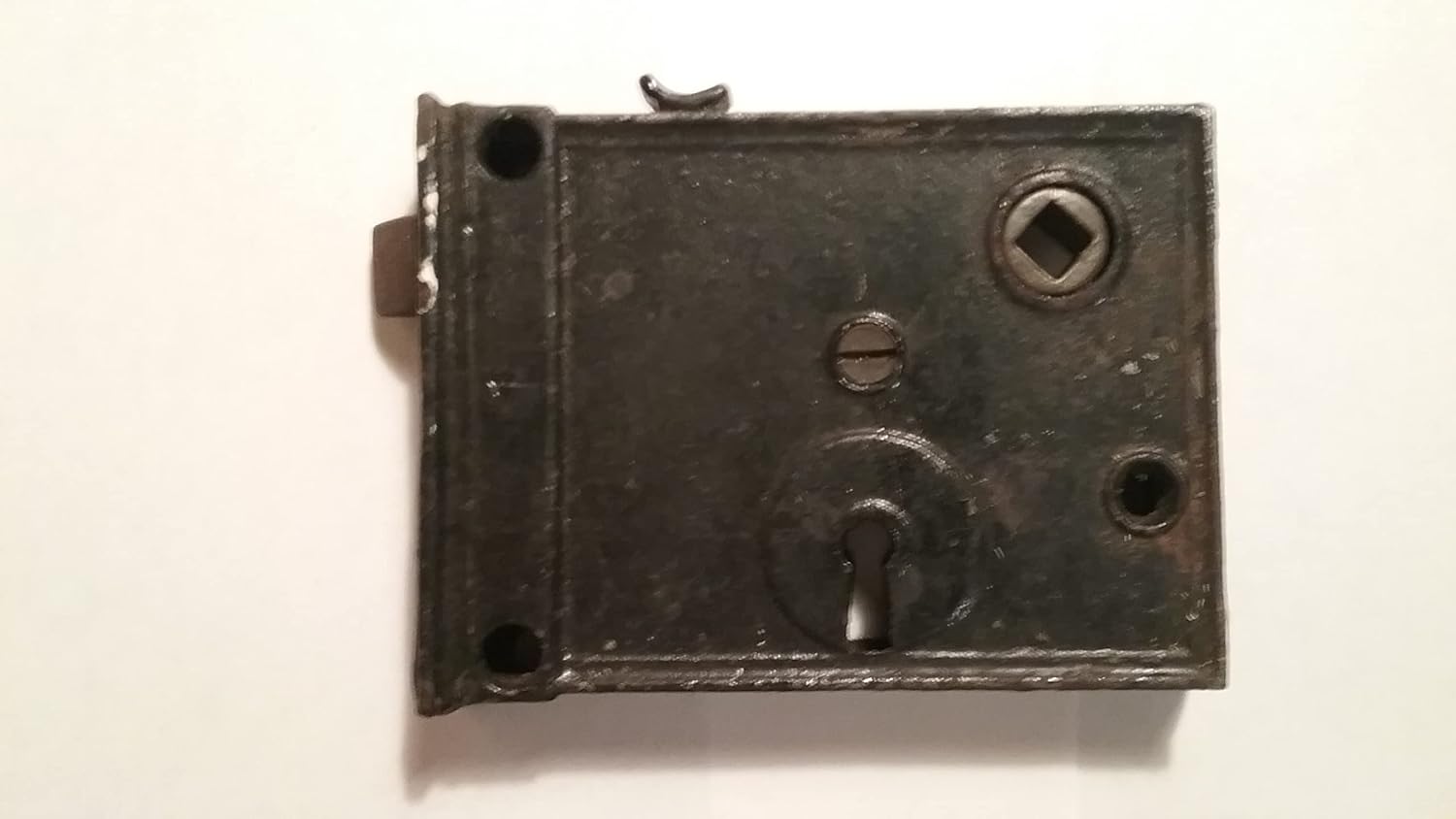 Antique Rim Lock with Keeper - Amazon.com