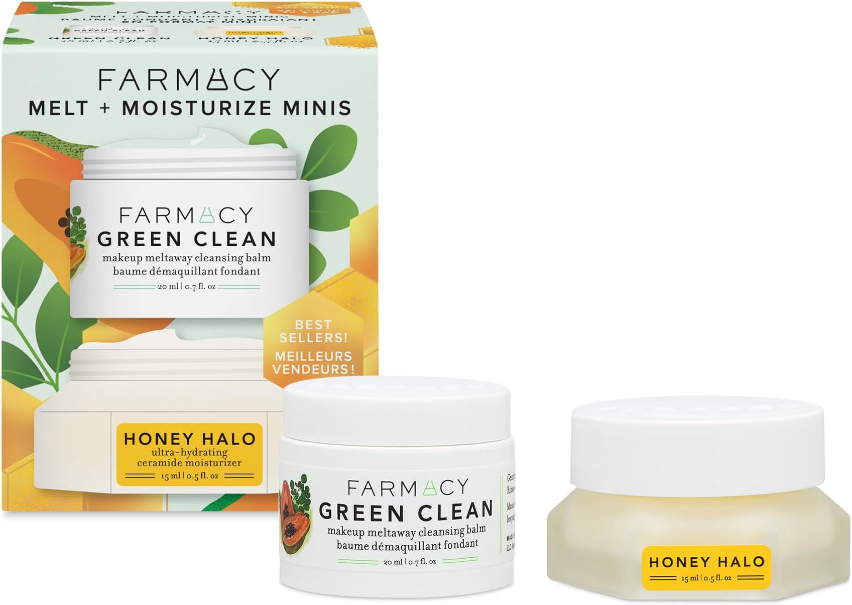 Amazon.com: Farmacy Ceramide Face Moisturizer + Cleansing Balm Duo ...
