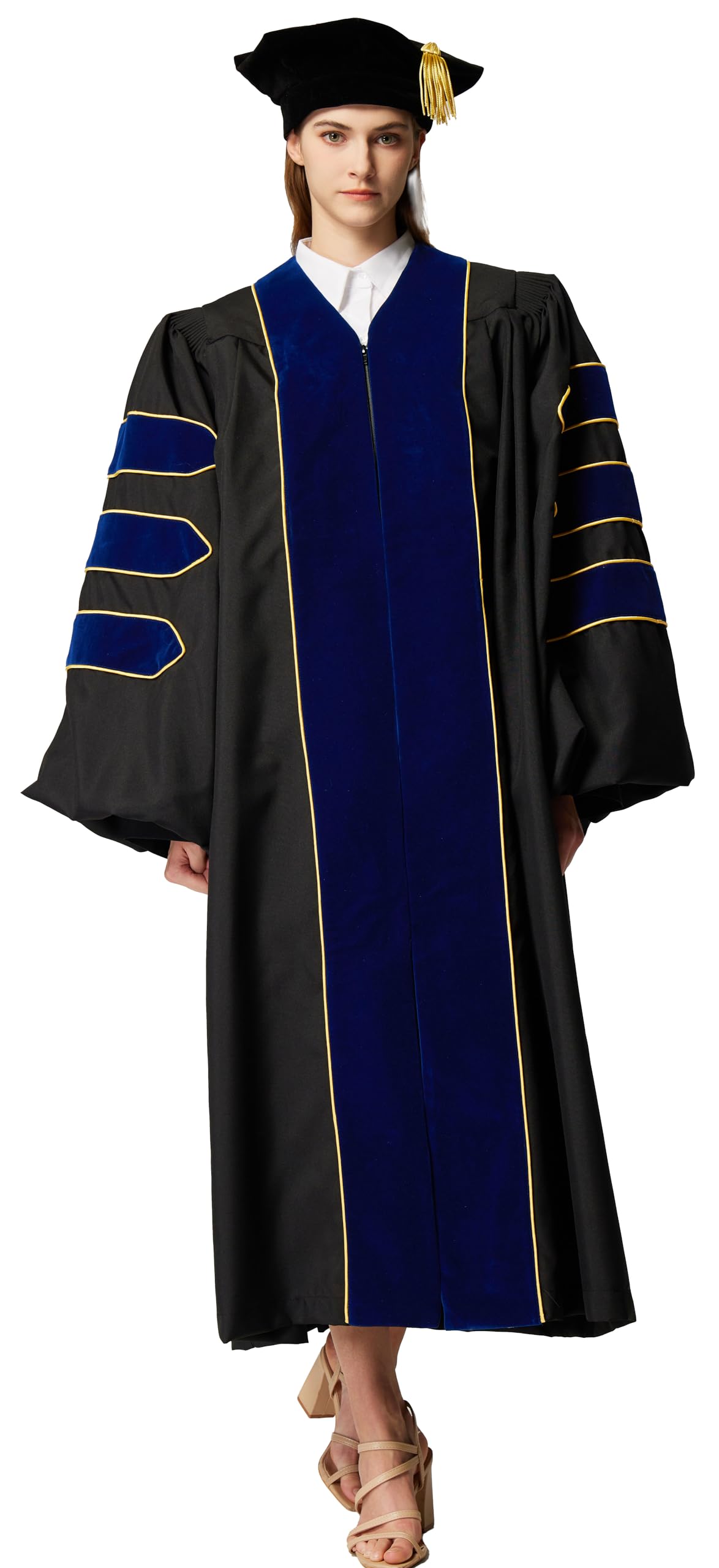 Snapklik.com : MyGradDay Unisex Deluxe Doctoral Graduation Gown And 8 ...