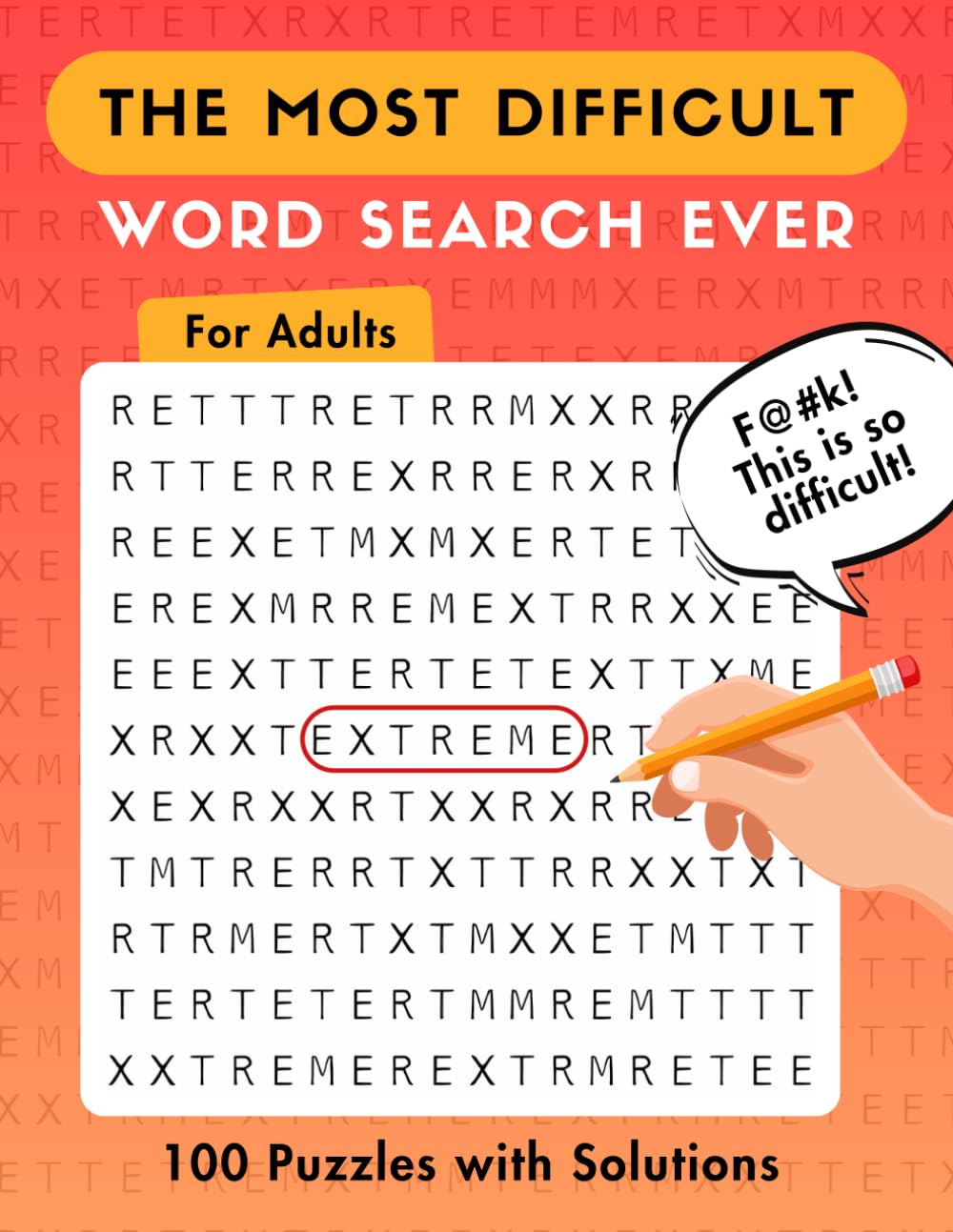 Amazon.com: Difficult Word Search Puzzle Book For Adults: 100 Extremely ...