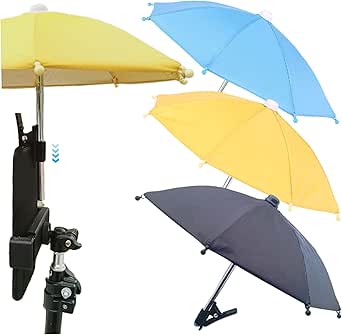 Amazon.com: Jeorywoet Phone Umbrella 3Pcs Anti-Glare Phone Sun Shade ...