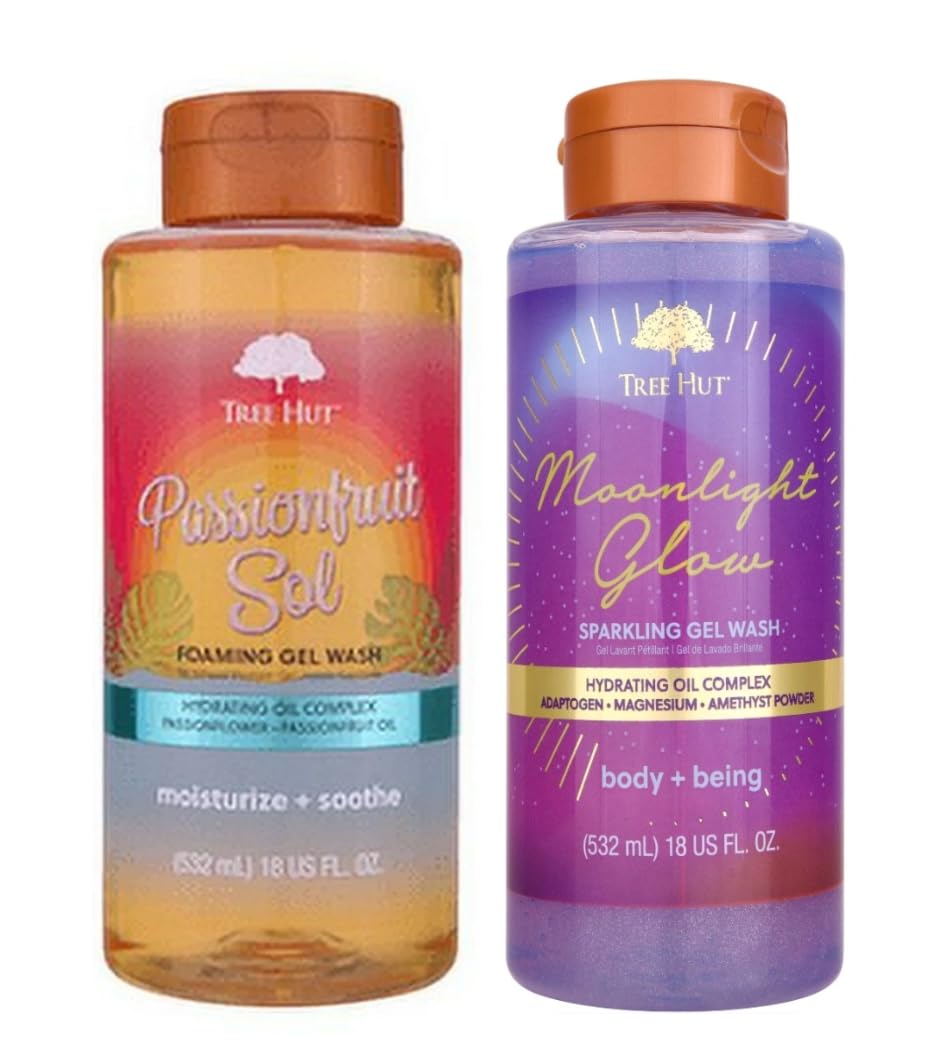 Amazon.com : Tree Hut Passionfruit Sol Gel Body Wash 18 oz Moonlight ...