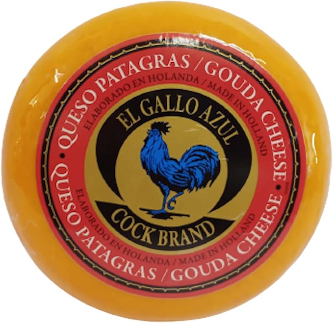 QUESO EL GALLO AZUL PATAGRAS GOUDA 3.7KILOS HOLANDA : Amazon.com.mx ...