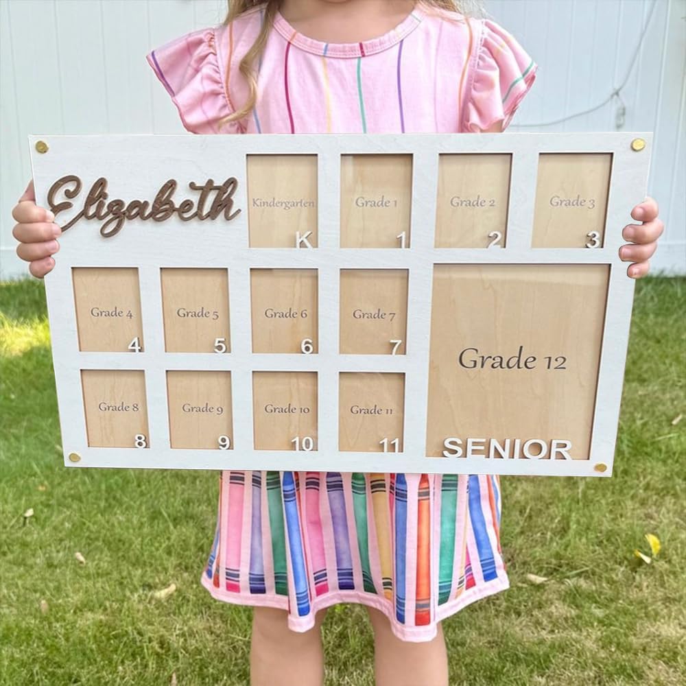 Amazon.com - HANZSPROUT School Picture Frames K-12, Kids School Years ...