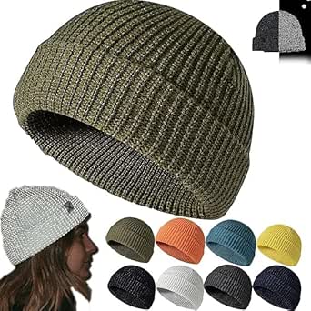 Snoiluo Reflective Beanie Weflexus Reflective Beanie, Knitted Flex ...