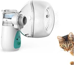 Amazon.com: Pet Low Noise Nebulizer for Cats and Dogs (Small - Cat and ...