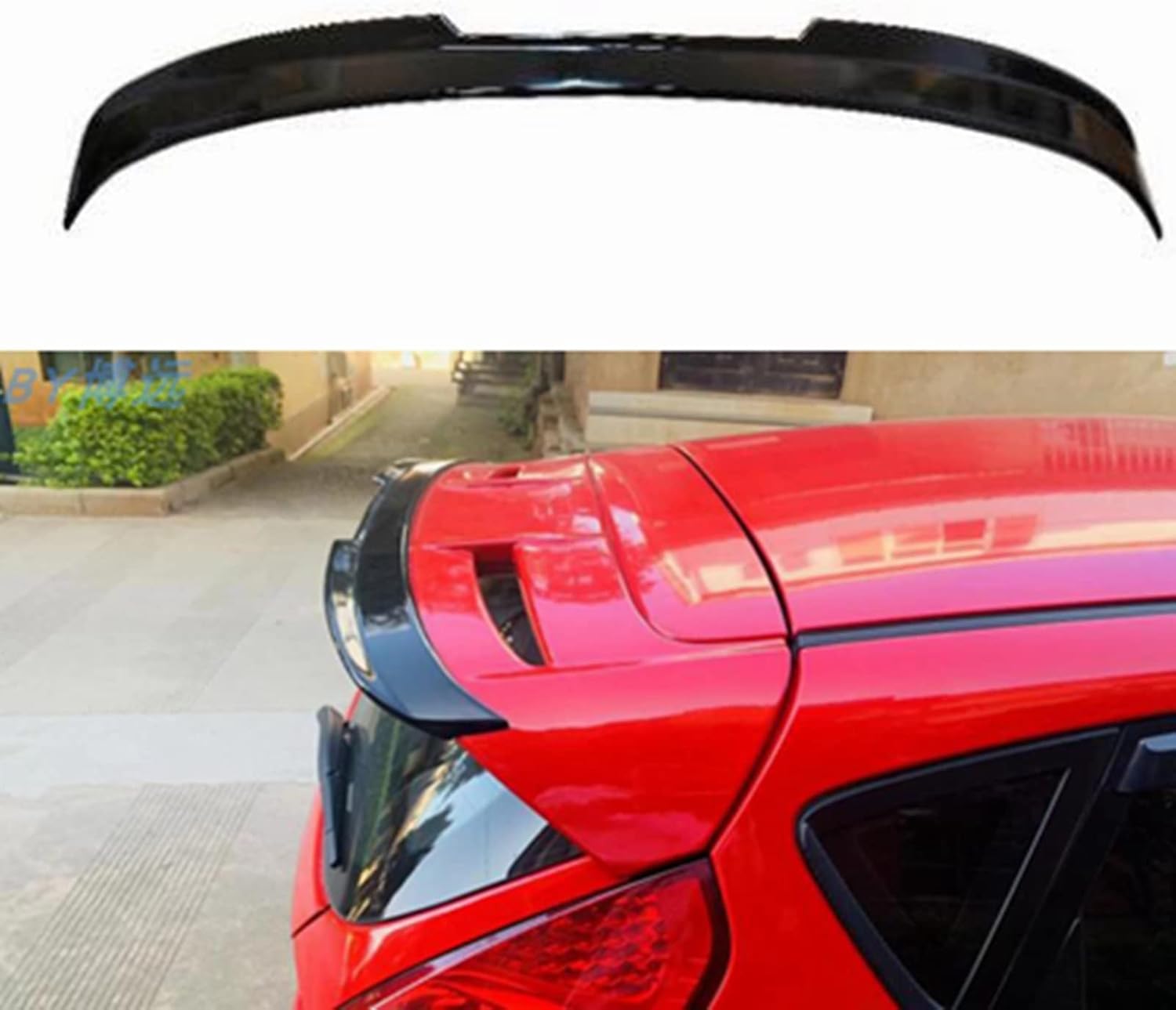 Car Rear Roof Spoiler,For Ford Fiesta ST MK7 MK7.5, Spoiler Extension ...