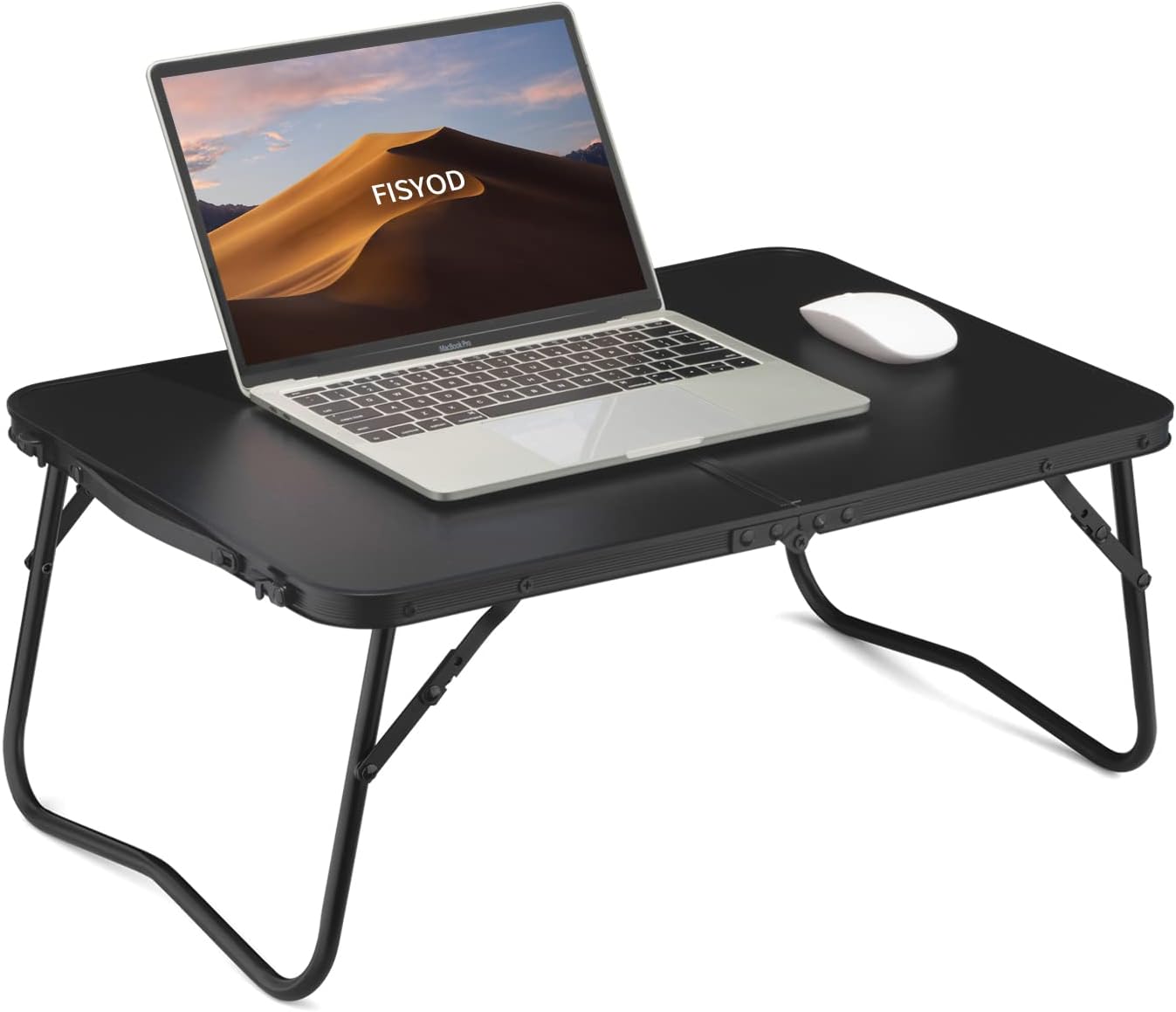 Amazon.com : FISYOD Folding Laptop Table, Bed Table Lap Desk, Breakfast ...