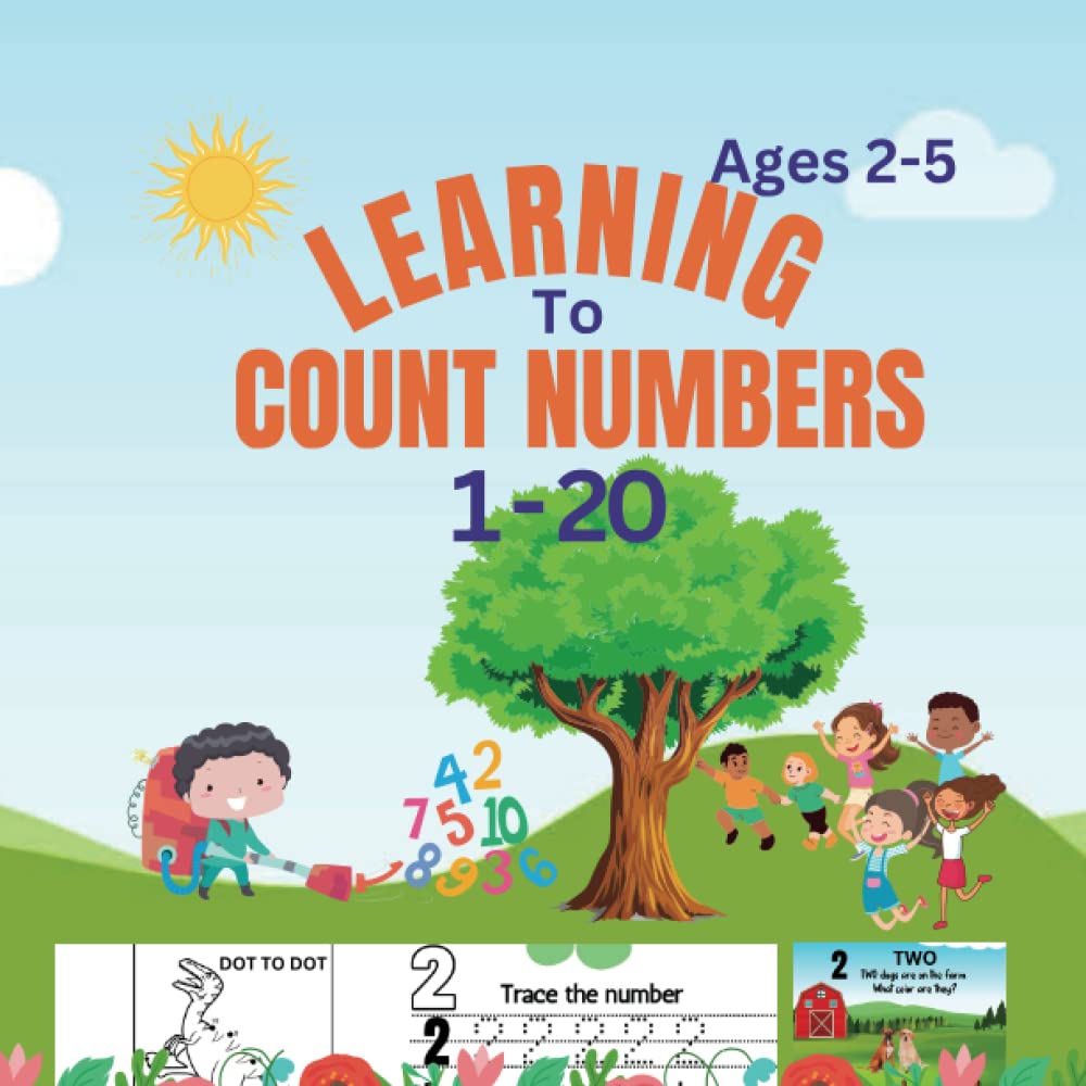 Learning to Count Numbers 1-20: Ages 2-5: Aitcheson, M R: 9798372361669 ...