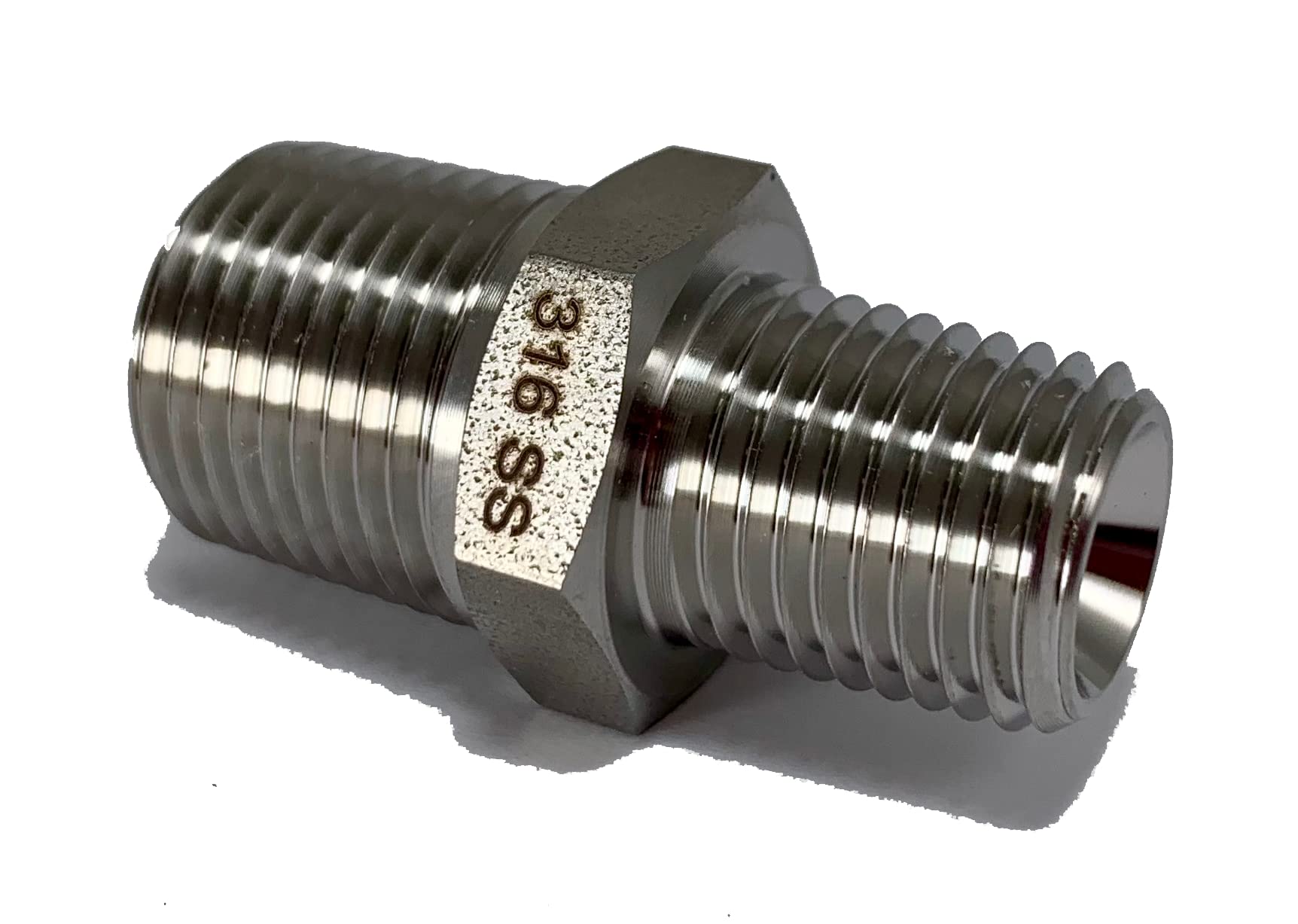 Buy 316 Stainless Steel 3 8 Inch NPT Male To 1 4 Inch NPT Male Reducer