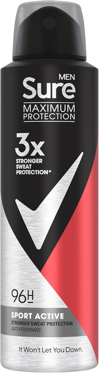Sure Men Maximum Protection Sport Active Anti-perspirant Deodorant ...