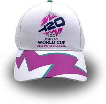 ICC T20 World Cup White Bolt Cap - West Indies & USA 2024 Edition at ...