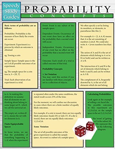 Probability Concepts (Speedy Study Guides: Academic) by Speedy ...