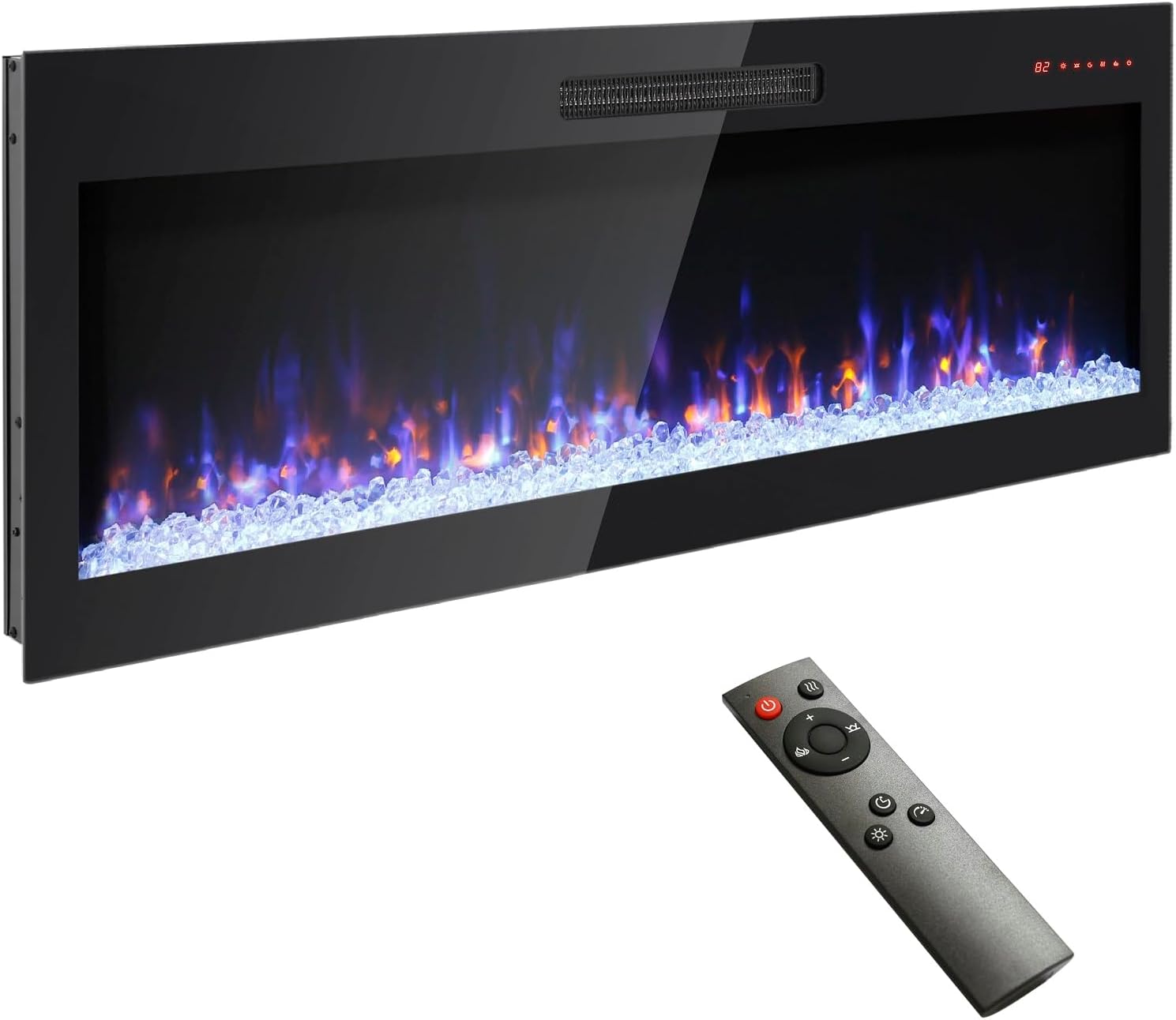 Amazon.com: Innoflame 50" Electric Fireplace - Recessed/Wall Mounted ...