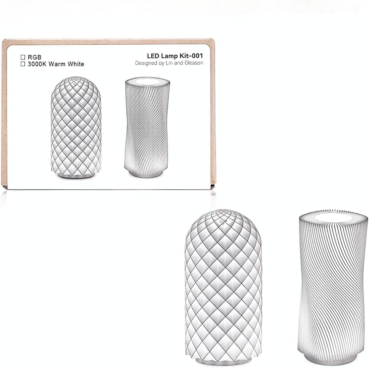 Amazon.com: Bambu Lab Makerworld MH001 3D Printed LED Lamp Kit ...