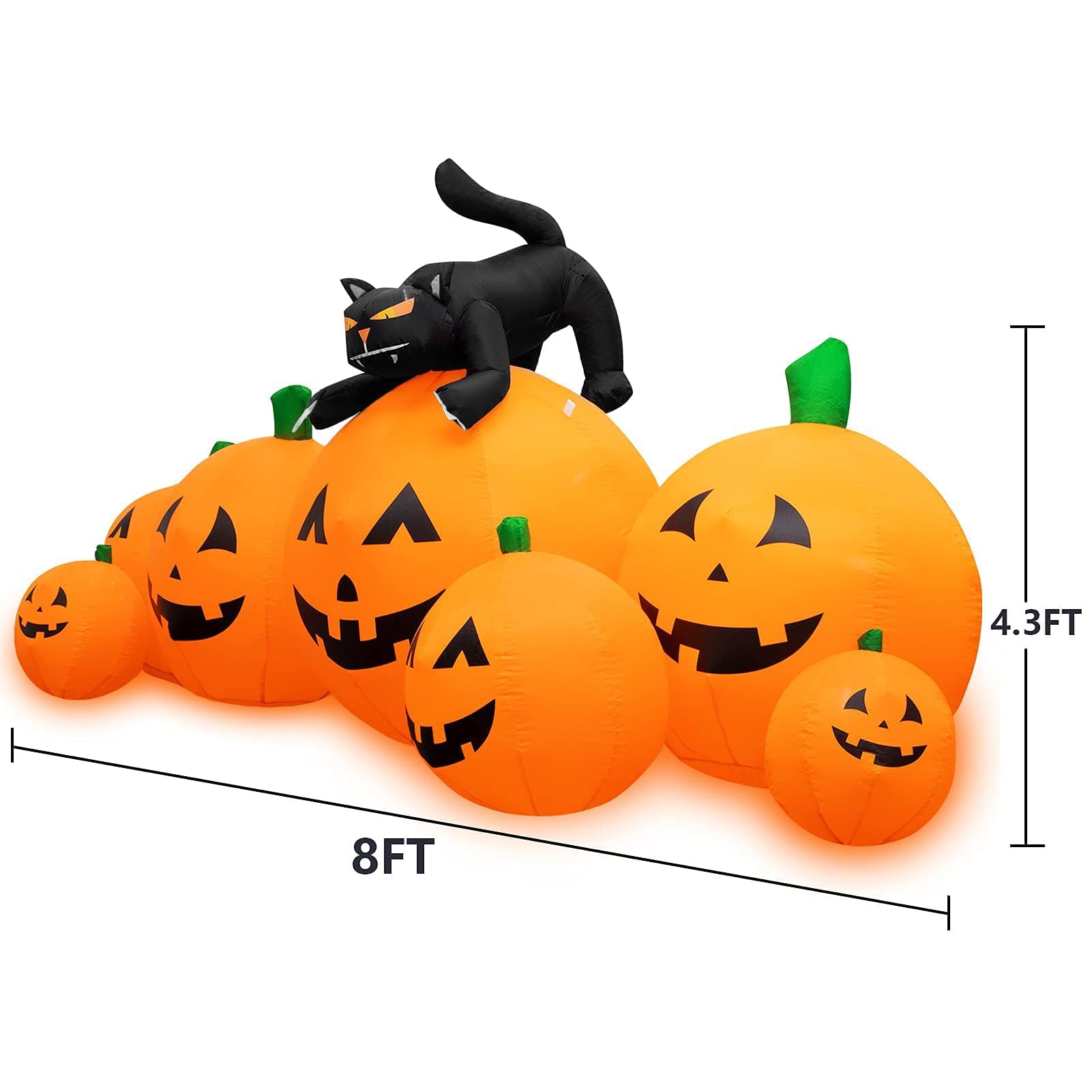Snapklik.com : HBlife 8 FT Halloween Inflatables Outdoor Decorations ...