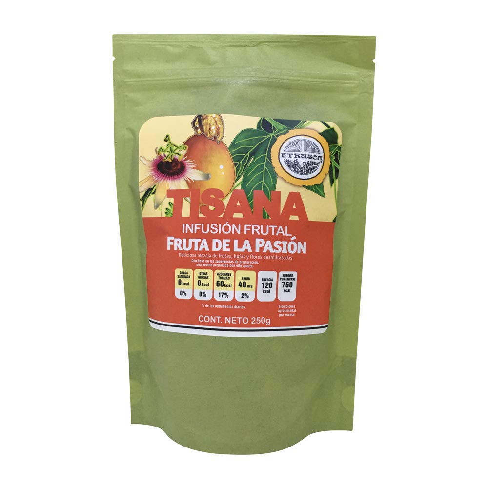 Etrusca Comercial Tisana Infusión Fruta De La Pasion, Sabor Fresco ...