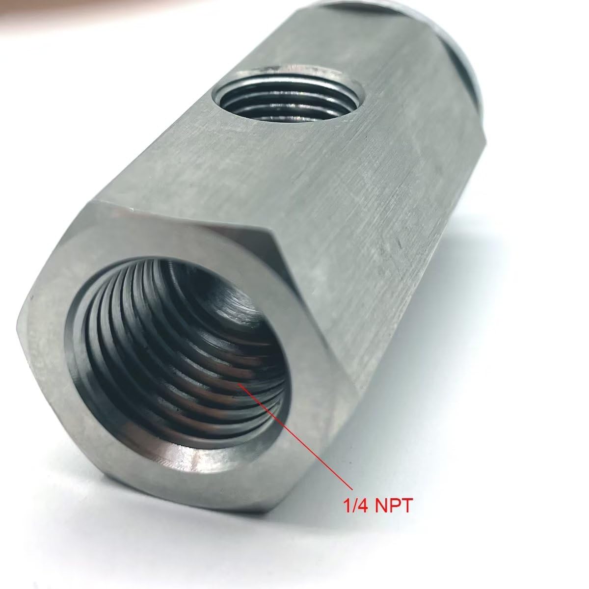 Snapklik.com : Stainless Steel 1/4 NPT Female To 1/4 NPT Male