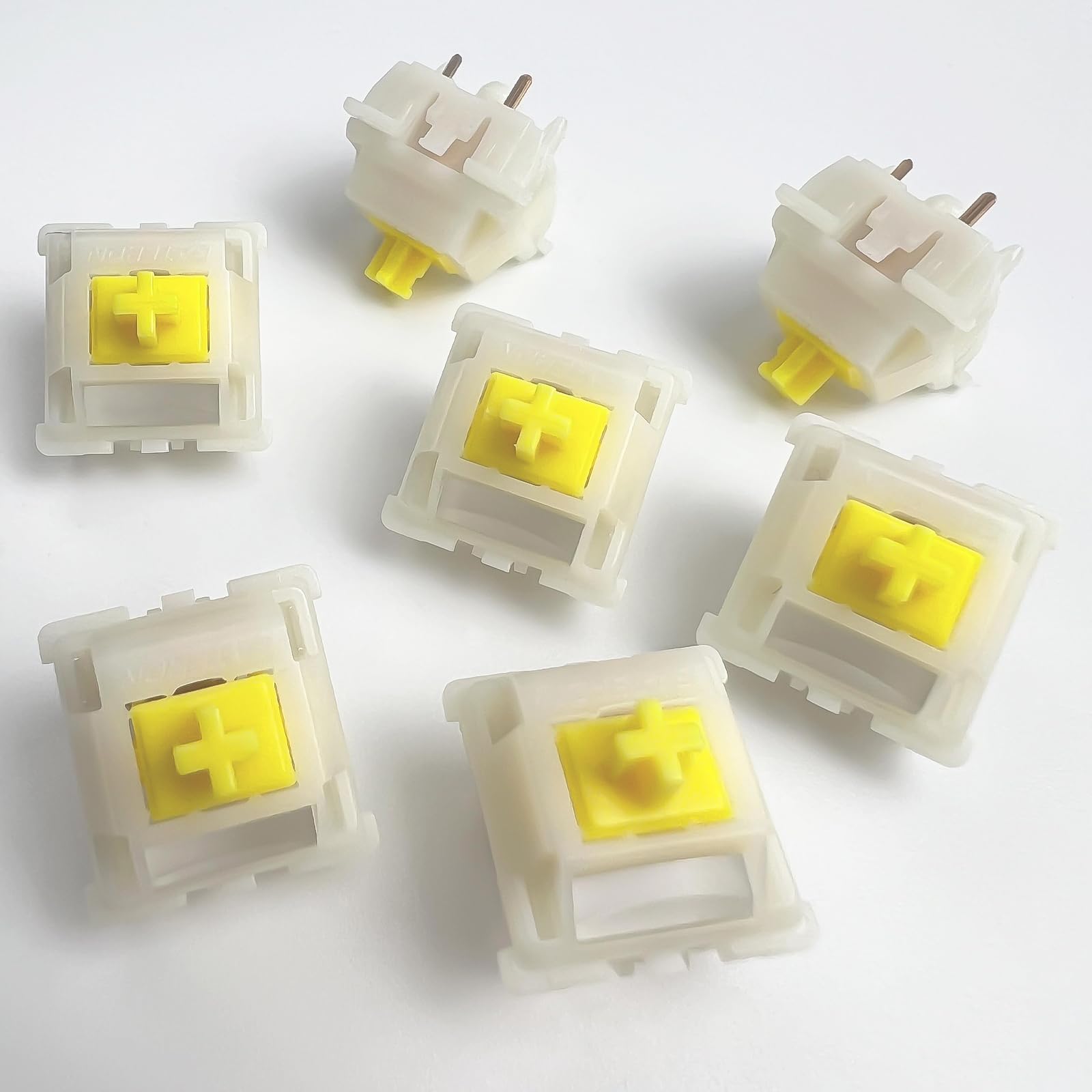 Snapklik.com : Gateron Milky Yellow Pro V3 Keyboard Switches,Pre-lubed ...