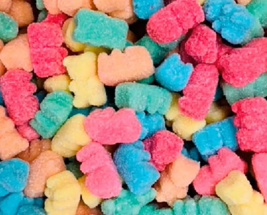 Amazon.com : SweetGlob Yummy Fun Gummy Bears (Neon, 2 Pound) : Grocery ...