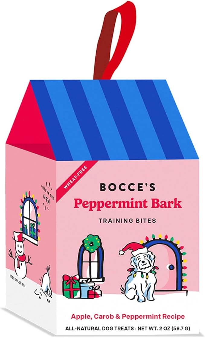 Amazon.com : Bocce's Bakery All-Natural, Seasonal, Peppermint Bark ...