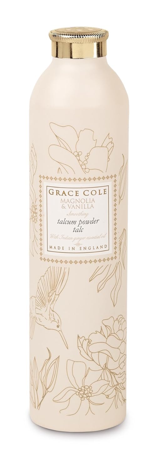 Grace Cole Floral Collection Magnolia And Vanilla Talcum Powder 200g ...