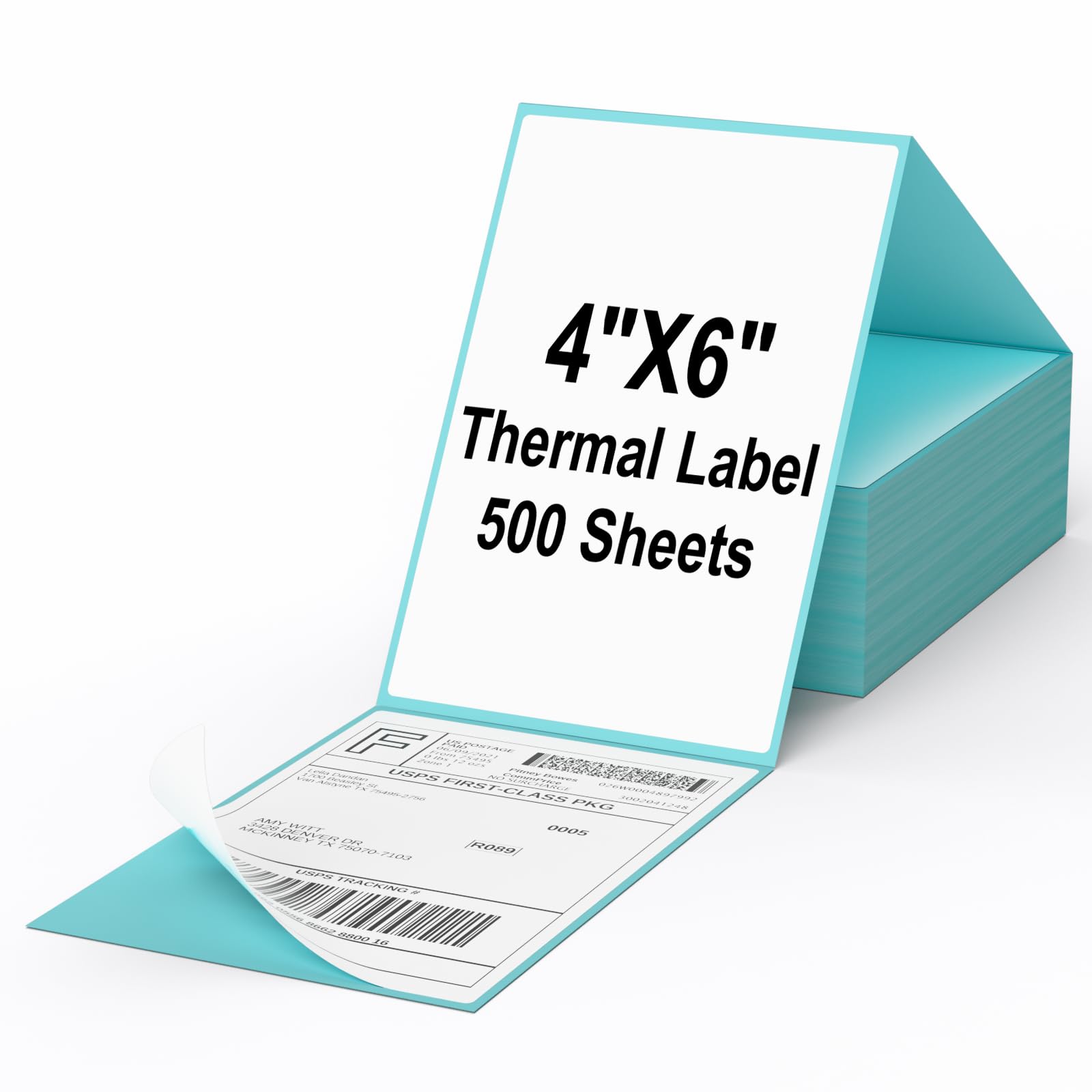 Snapklik.com : Coopaty 4x6 Thermal Labels, Fanfold Label For Printer ...