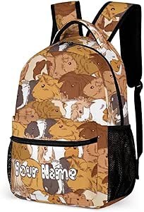 Amazon.com | Homieblanket Custom Guinea Pig Backpack for Kids Girls ...