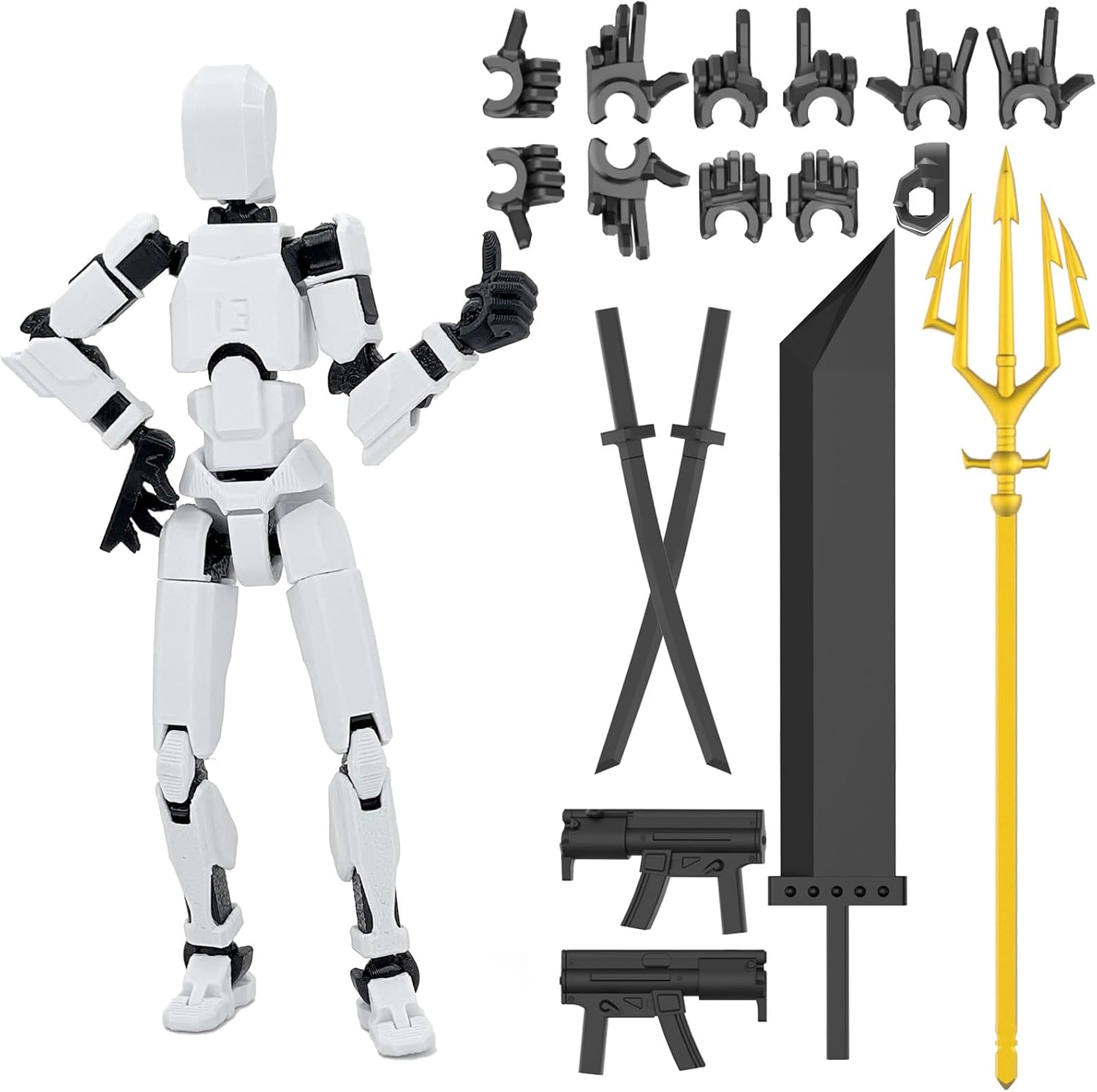 Amazon.com: 【Assembled】 T13 Action Figure Set, Giant Sword Titan 13 ...