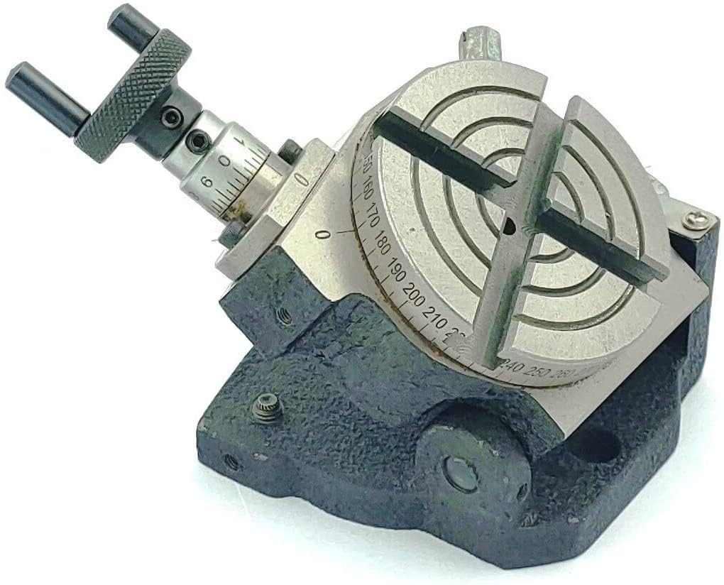 Buyohlic Horizontal Vertical 3" Inch II 80 mm Rotary Milling Tables (3 ...