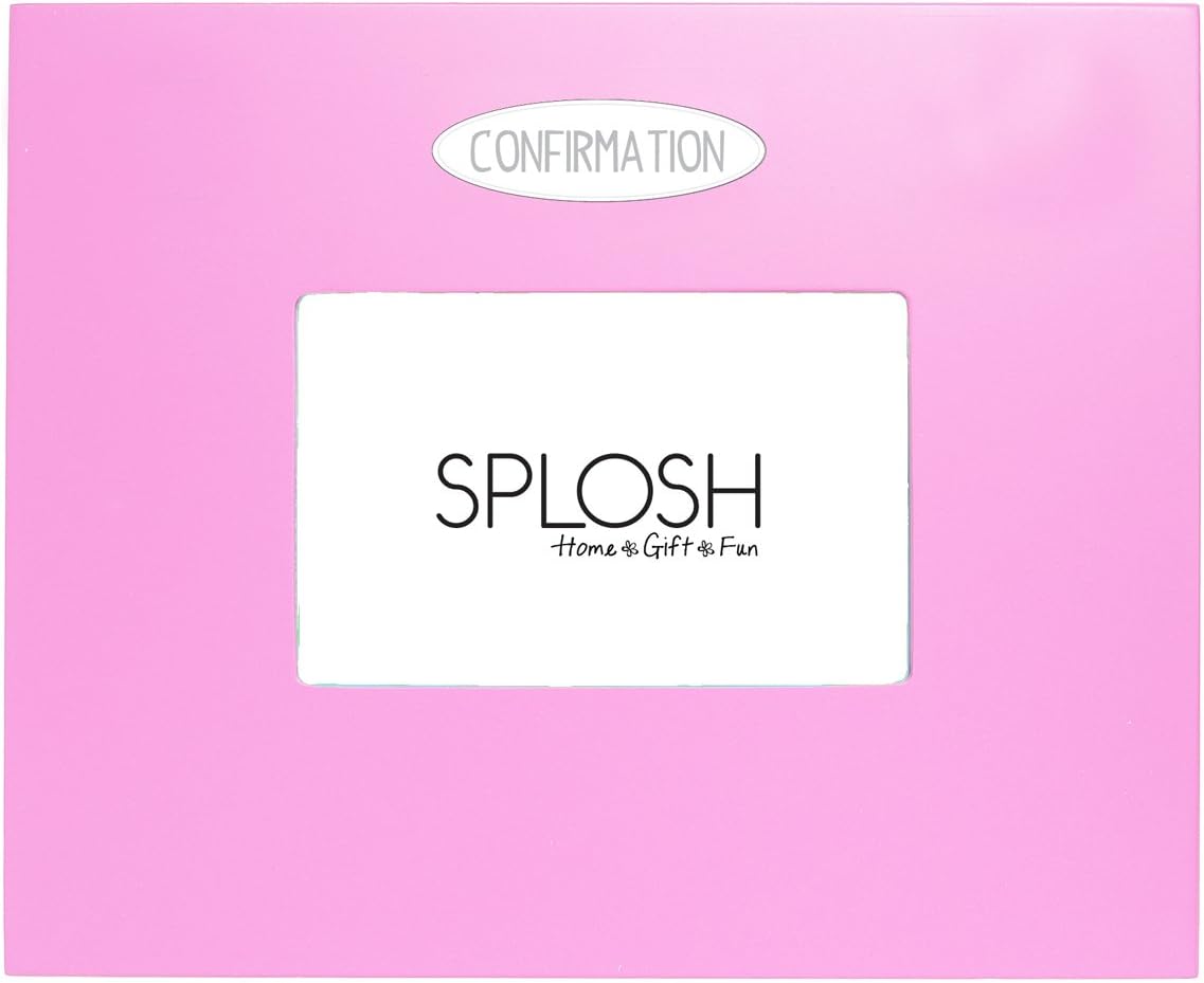 Amazon.com: Splosh Signature Photo Frame - Confirmation - Pink : Home ...