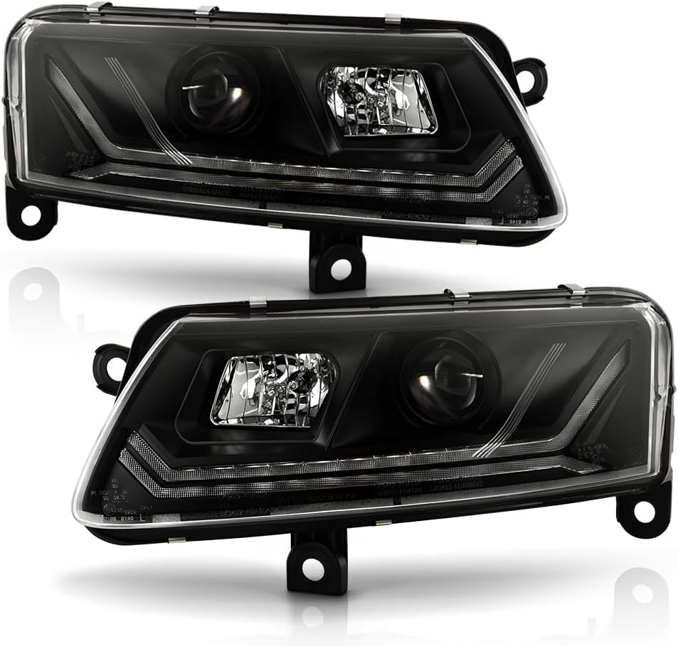 Amazon.com: VIPMOTOZ Black Sequential LED Signal Halogen Projector ...