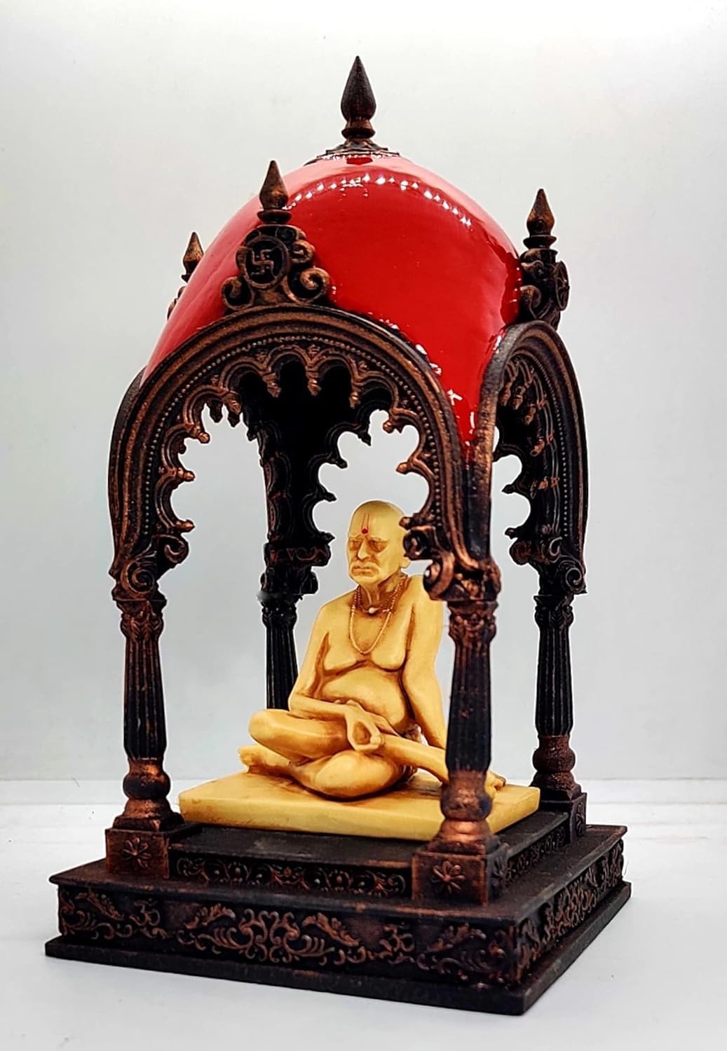 Buy Resin Vas Shri Swami Samarth Mandir Idol for Car Dashboard Lord ...