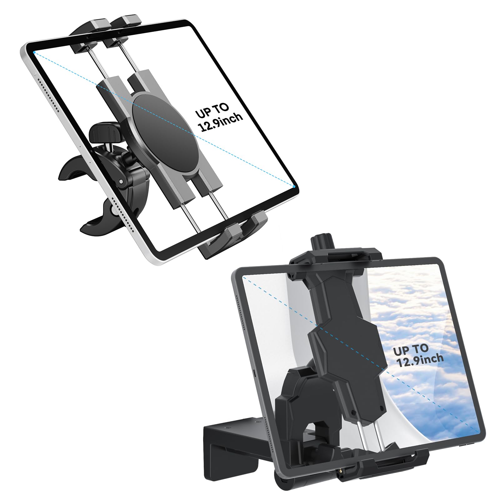 Amazon.com: KDD Spin Bike Tablet Holder Mount & Adjustable Airplane ...