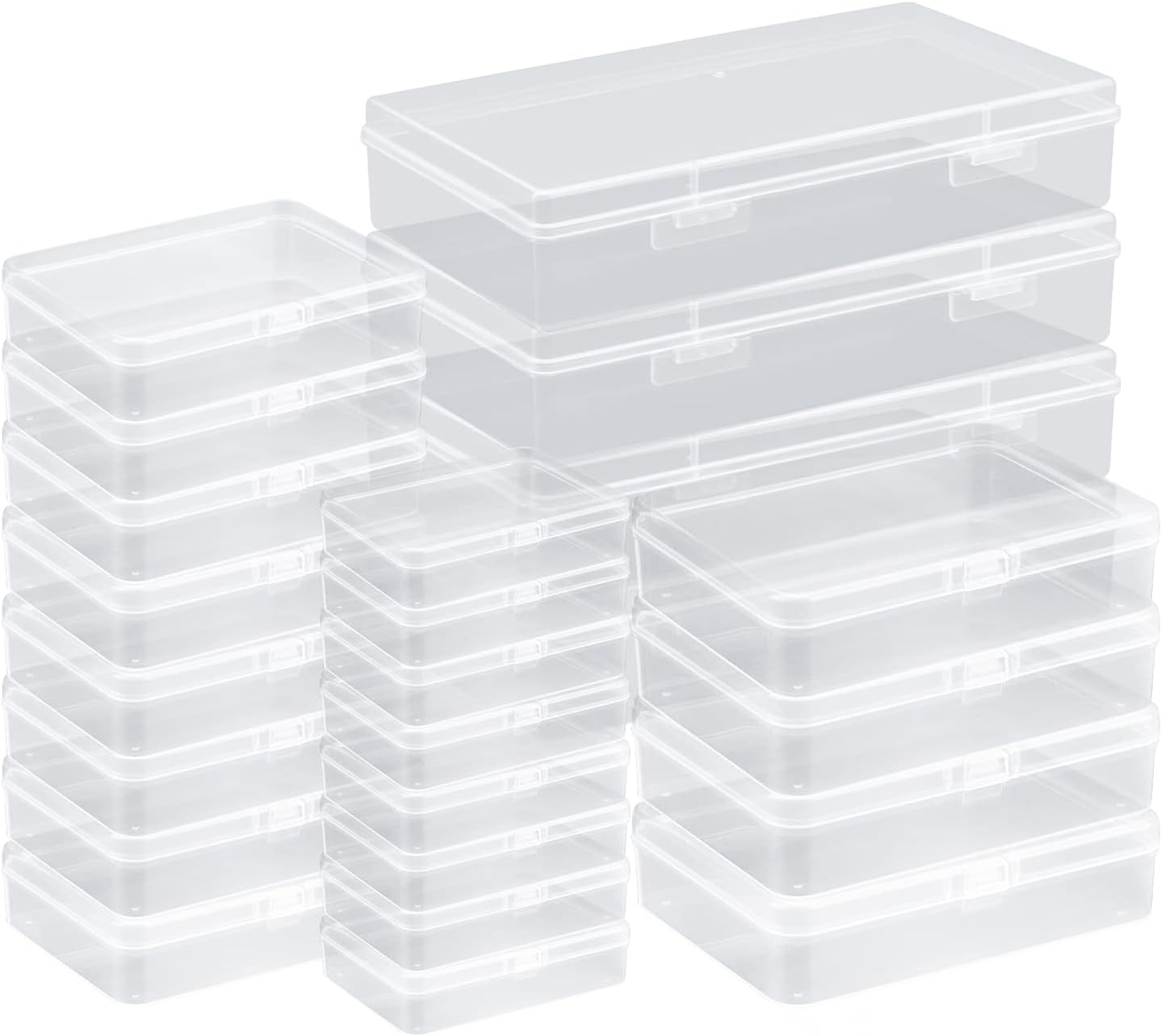 Amazon.com: Hoteam 76 Pcs Mixed Sizes Storage Containers Box with ...
