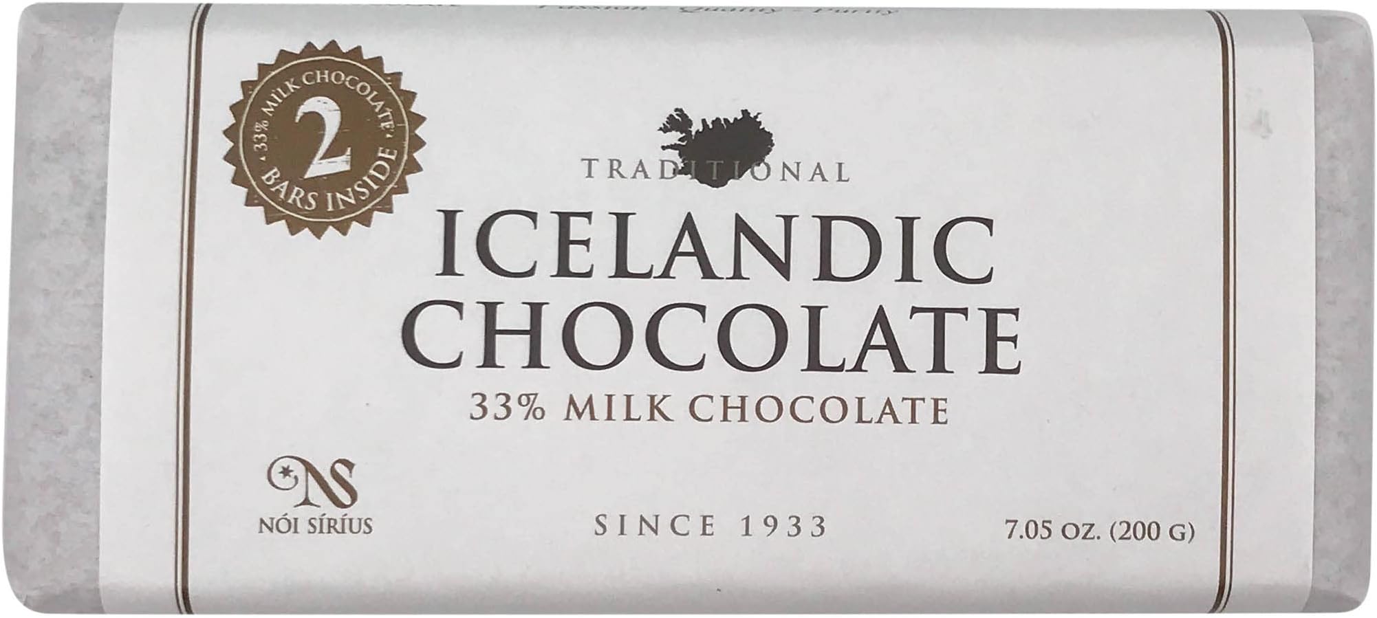 Amazon.com : NOI SIRIUS Milk Chocolate Bar, 7.05 OZ : Grocery & Gourmet ...