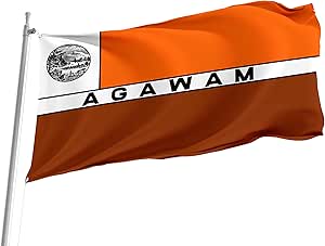 Amazon.com : Flag of Agawam, Massachusetts, Patriotic Flags, Unique ...