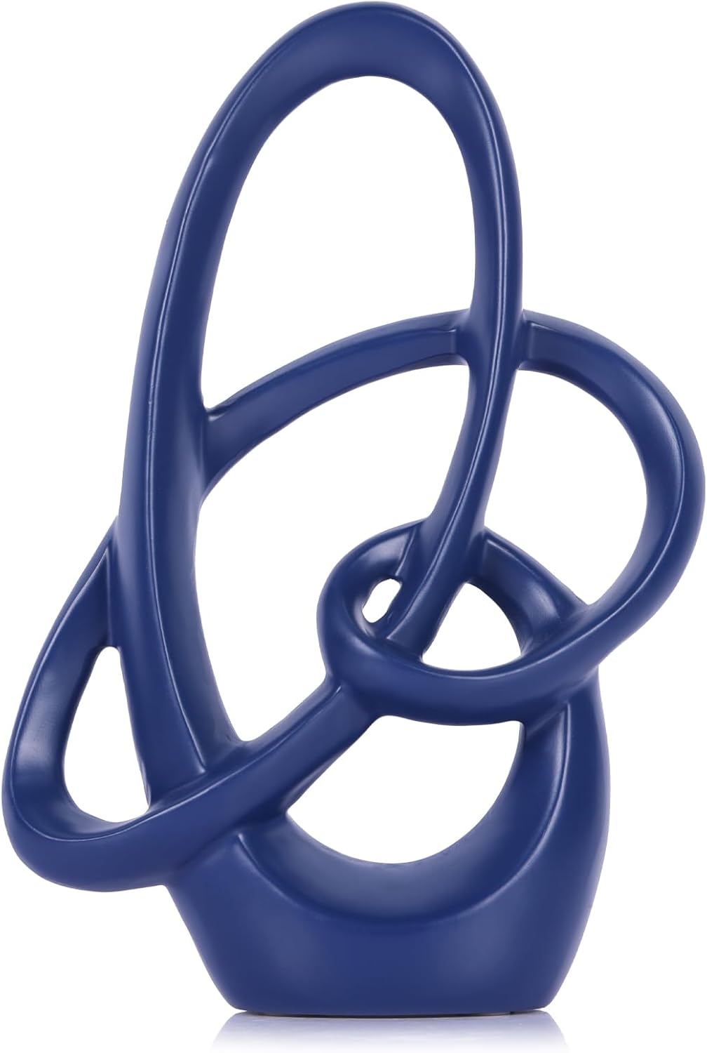 Amazon.com: Blue Sculpture Decor – 11" Modern Resin Art Statue for ...