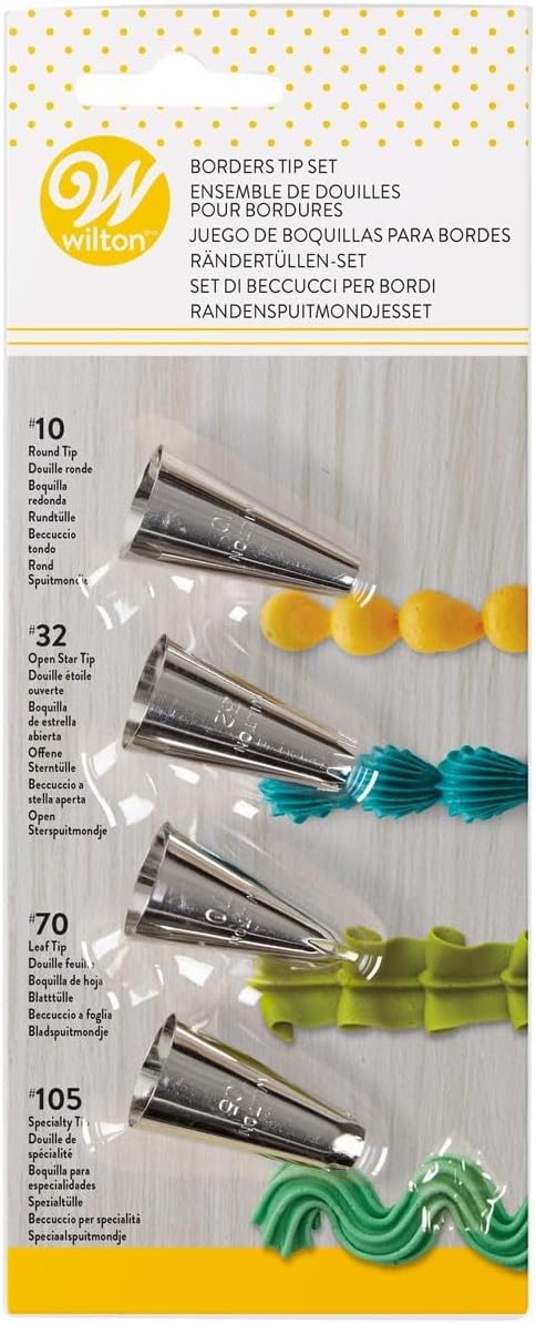 Amazon.com: Wilton 4-Piece Ruffles Tip Set: Home & Kitchen