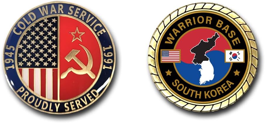 Amazon.com: Warrior Base South Korea Cold War Veteran Challenge Coin ...