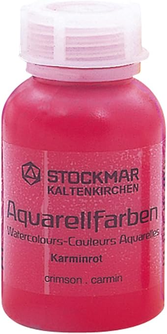 Amazon.com: Stockmar Watercolor Paint 250 ml - Carmine Red : Arts ...