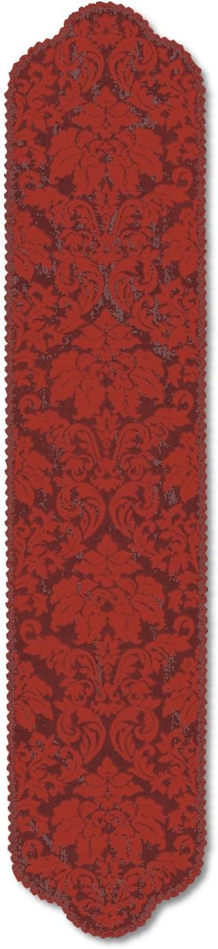 Amazon.com: Heritage Lace Heritage Damask Table Runner, 14"x49", Black ...