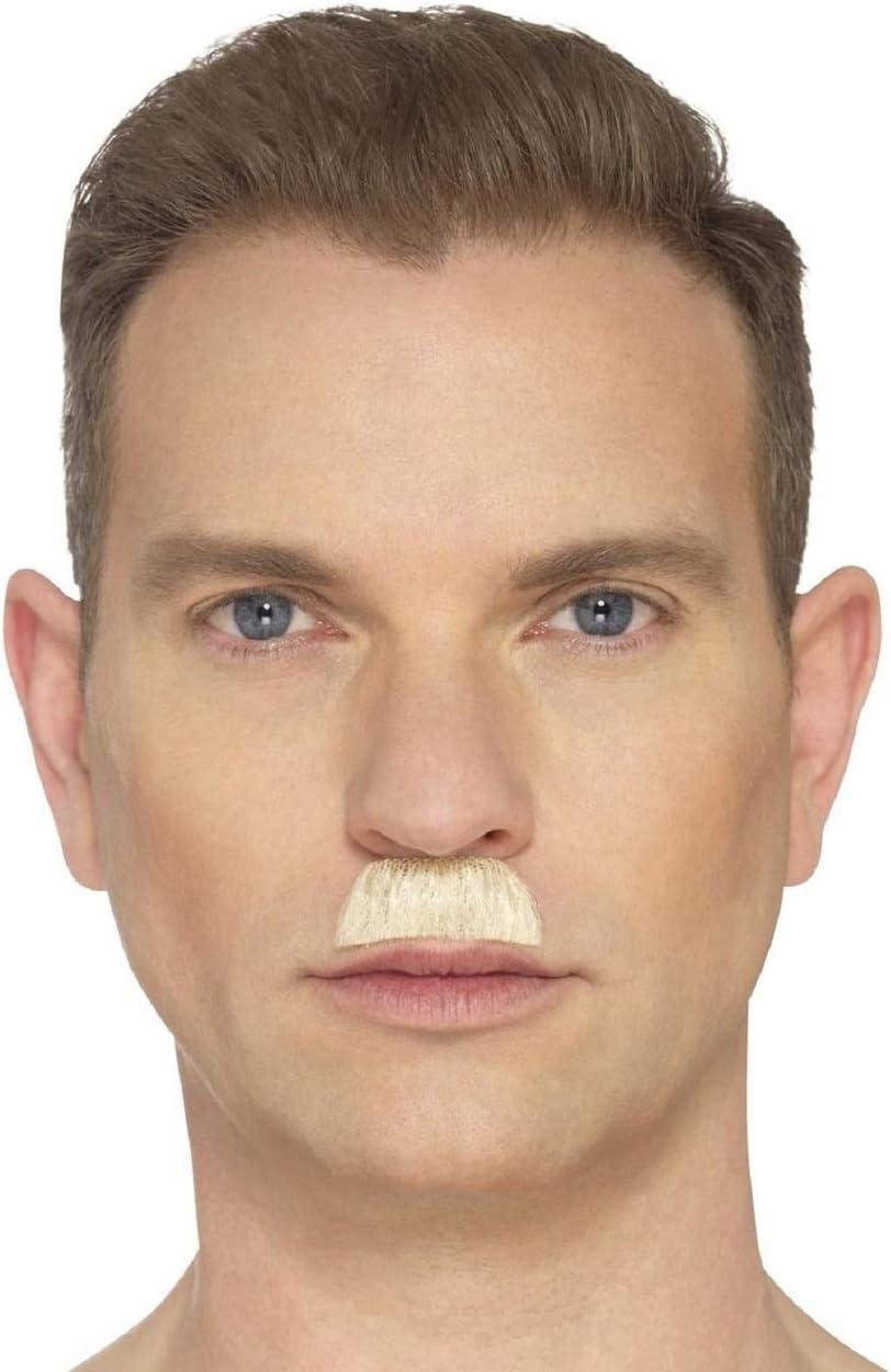 Amazon.com : Mens Adults False Fake Self Adhesive Stick On Blonde ...