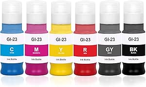 Amazon.com: GI-23 Combo Color Ink Bottle Compatible Replacement for ...